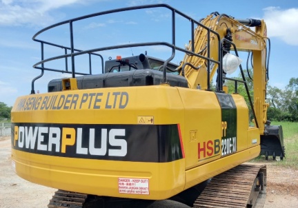 POWERPLUS EXCAVATOR PP220E-XI FORGING CONFIDENTLY INTO THE SINGAPORE ...